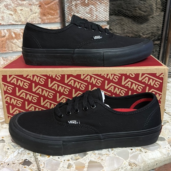 Vans | Shoes | Vans Authentic Pro Black On Black | Poshmark